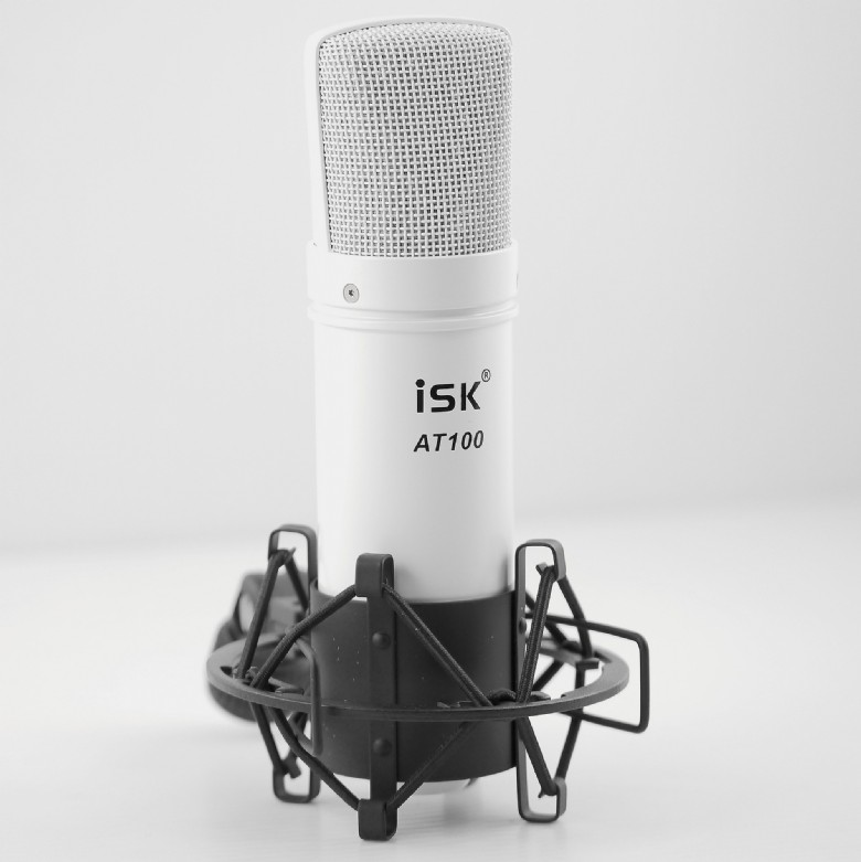 經濟實用入門好選擇~全新ISK AT100 5V小震膜電容式麥克風 - 音樂達人專業賣場